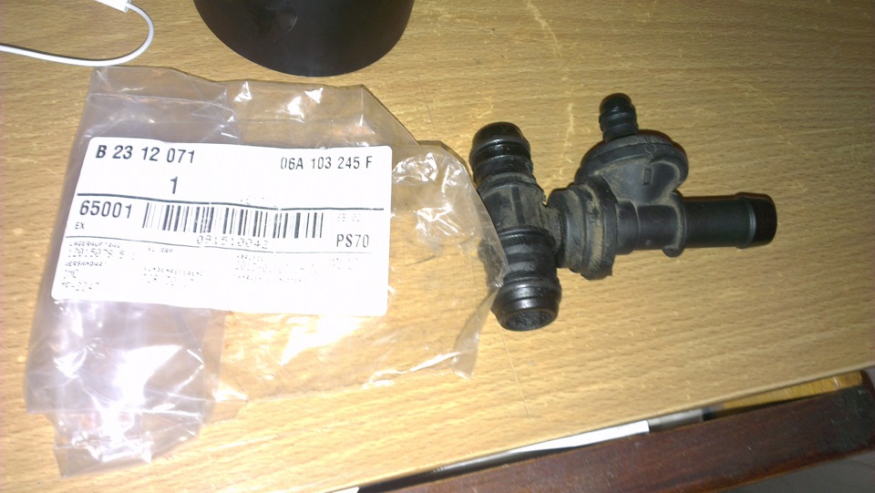 Разобрался с троением от шланга) — Audi A4 (B6), 1,8 л, 2003 года ...