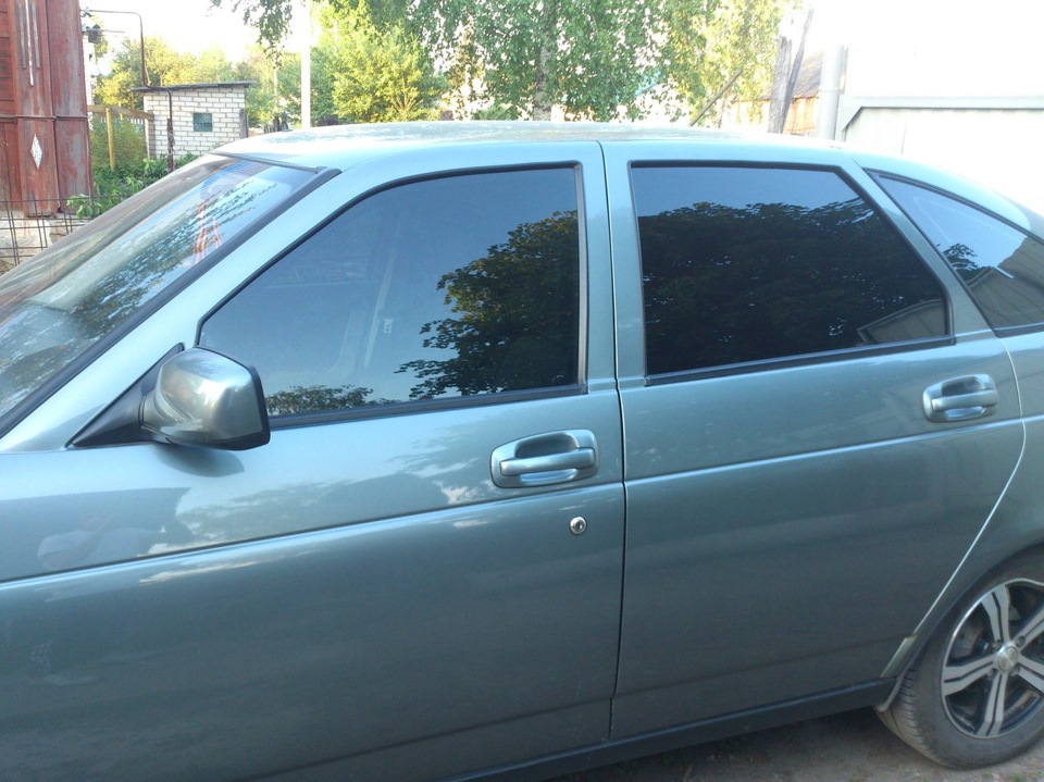 Тонировочка — Lada Приора хэтчбек, 1,6 л, 2011 года | просто так | DRIVE2