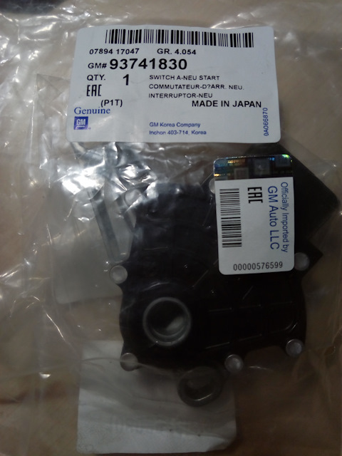 93741830 Переключатель режимов АКПП GM | Запчасти на DRIVE2