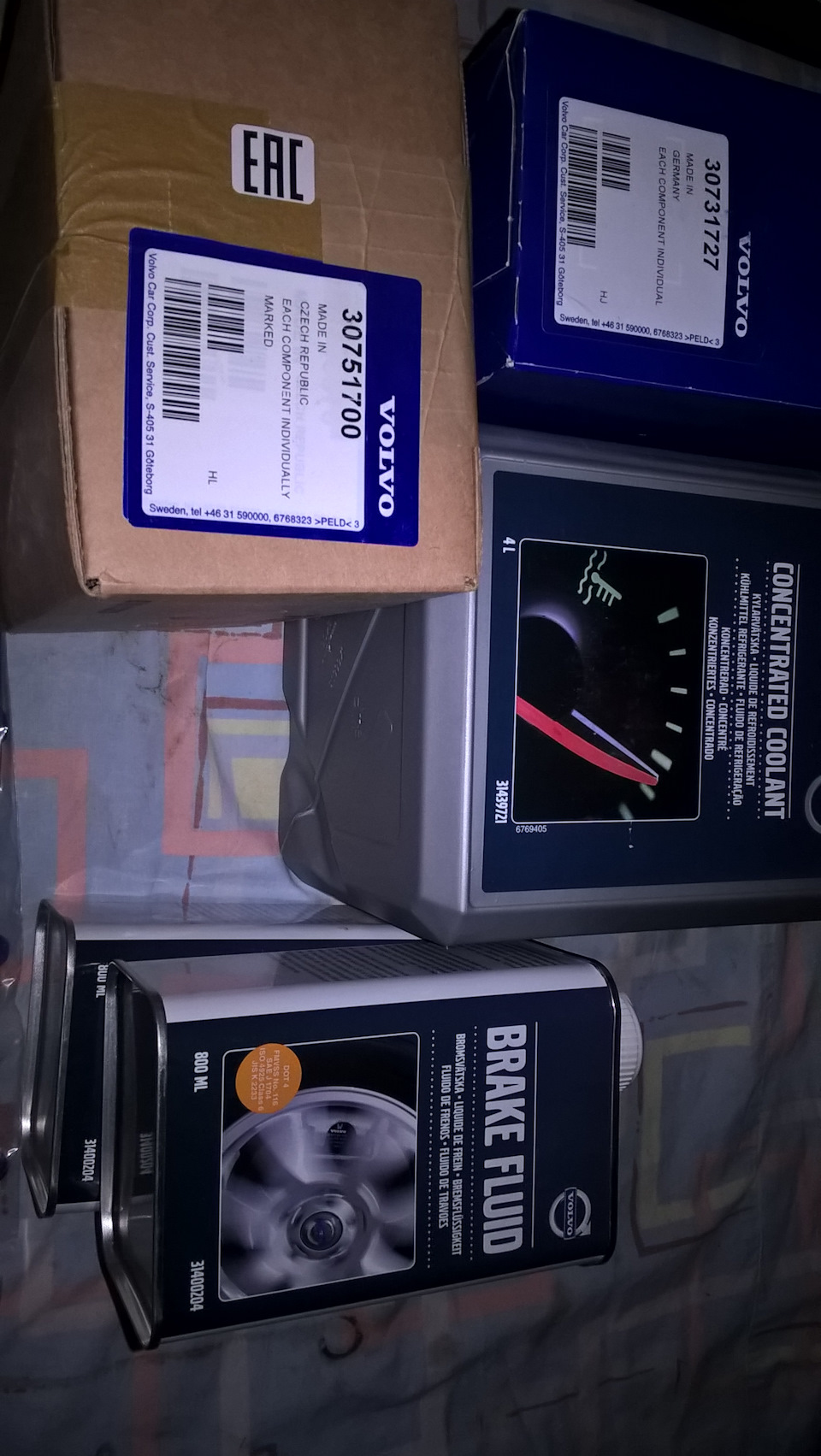 31439721 АНТИФРИЗ 4Л (КОНЦ) / ANTI-FREEZE Volvo | Запчасти на DRIVE2