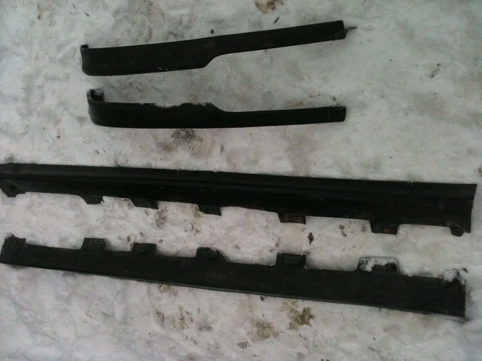 Реплика губы и порогов G6R — готова! пороги подходят на AE111 GT, Carib ...