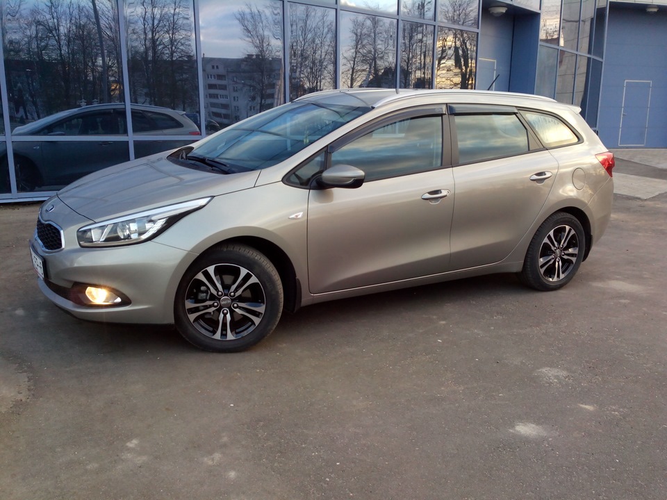 Всё очень даже получилось! — KIA Ceed SW (2G), 1,6 л, 2014 года | колёсные диски | DRIVE2