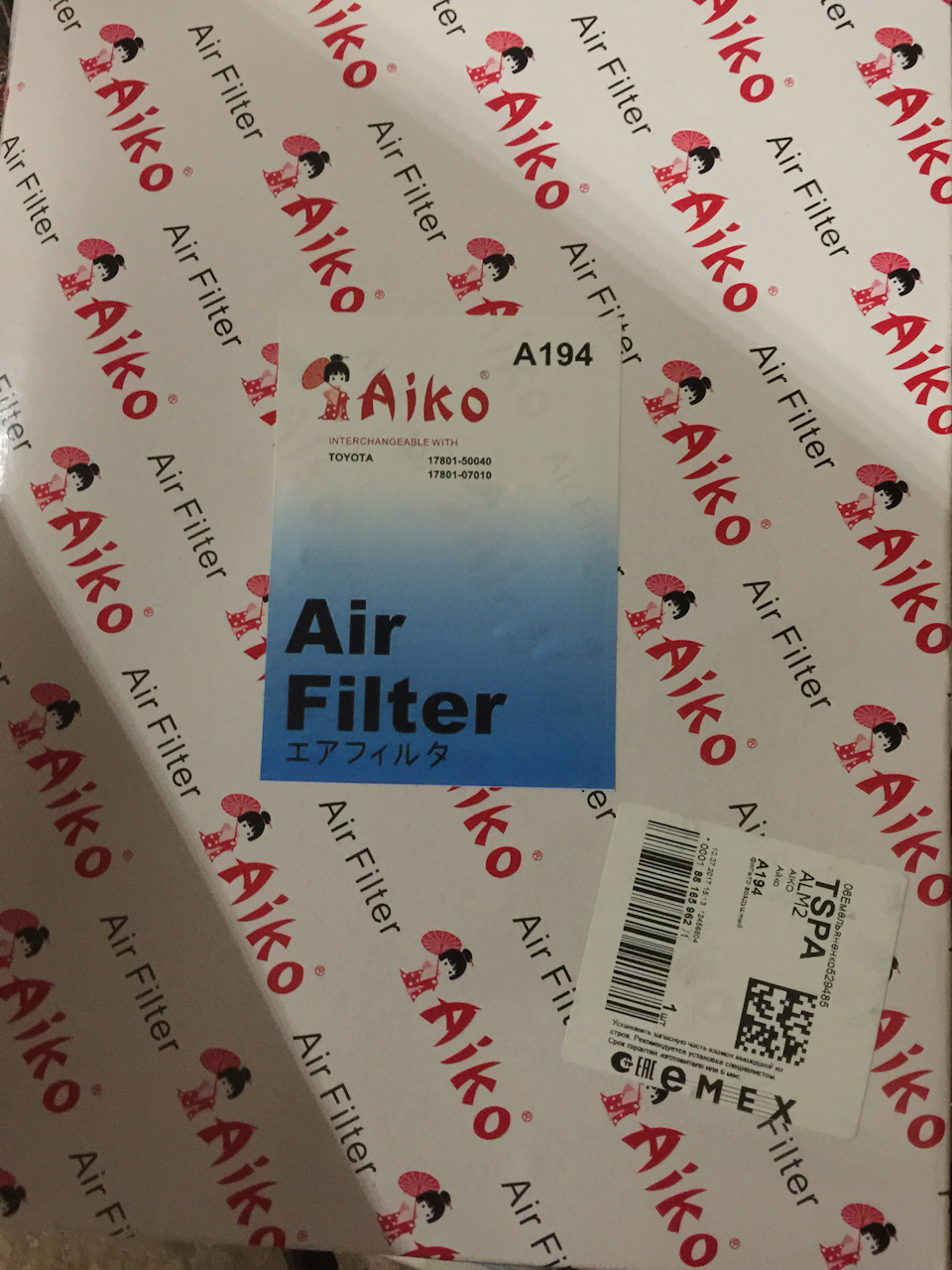 Воздушные фильтра. — Toyota Land Cruiser Prado 150-series, 2012 года ...