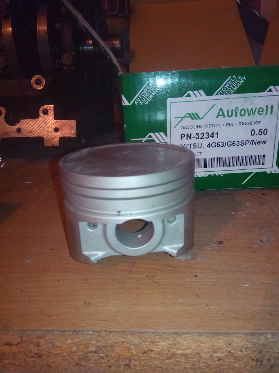 PN32341 PN-32341 ПОРШЕНЬ В СБОРЕ 0.50 MITSUBISHI 4G63 SOHC 16V PIN 22MM ...