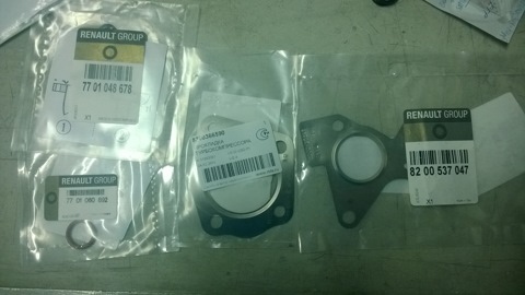 7701048678 Прокладка масл патрубка (мет) RENAULT | Запчасти на DRIVE2