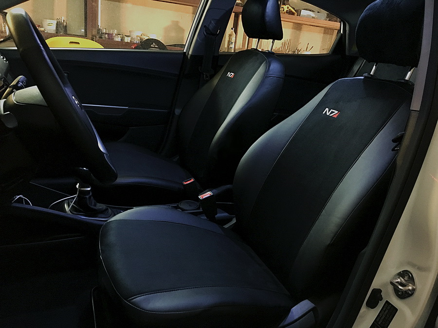 Новые чехлы N7 — KIA Rio (3G), 1,6 л, 2016 года | стайлинг | DRIVE2
