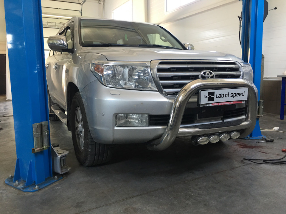 Чип тюнинг Toyota lc200 4.5 d 235 сил 2008 г — STATUS-L Казань на DRIVE2