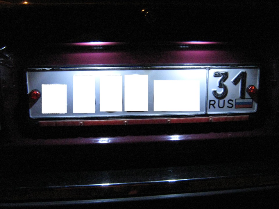 Замена ламп в салоне и на освещение номерного знака — Lada 2107, 1,5 л ...