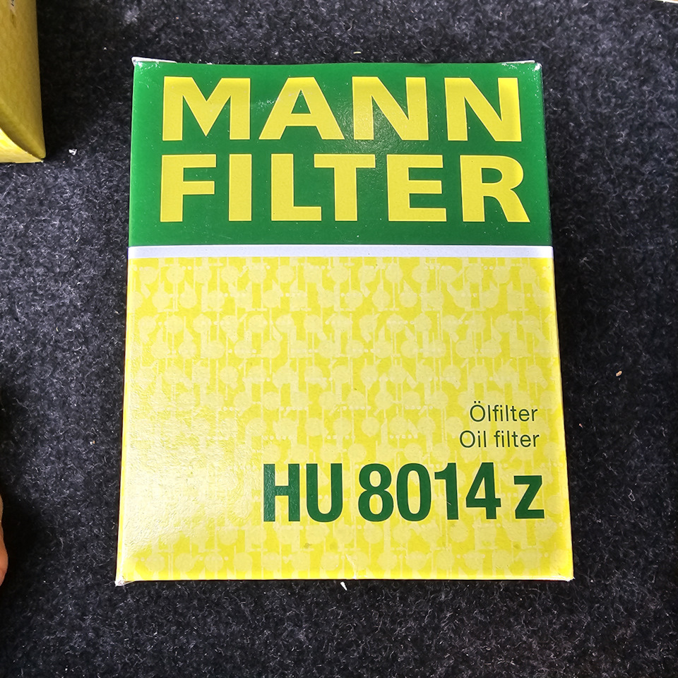HU8014Z Масляный фильтроэлемент без металлических частей MANN FILTER ...