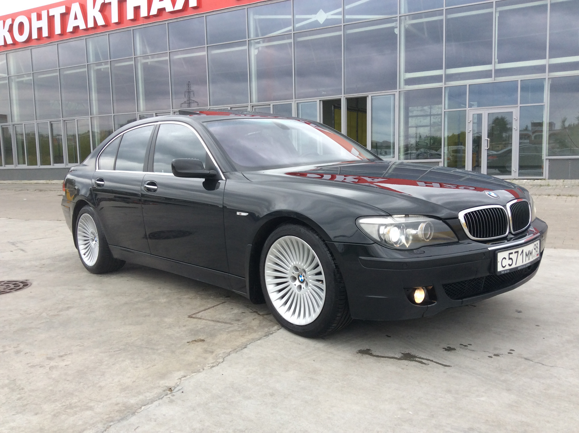 Хочешь чтобы пошёл дождь, помой машину — BMW 7 series (E65/E66), 4,8 л, 2007 года | мойка | DRIVE2
