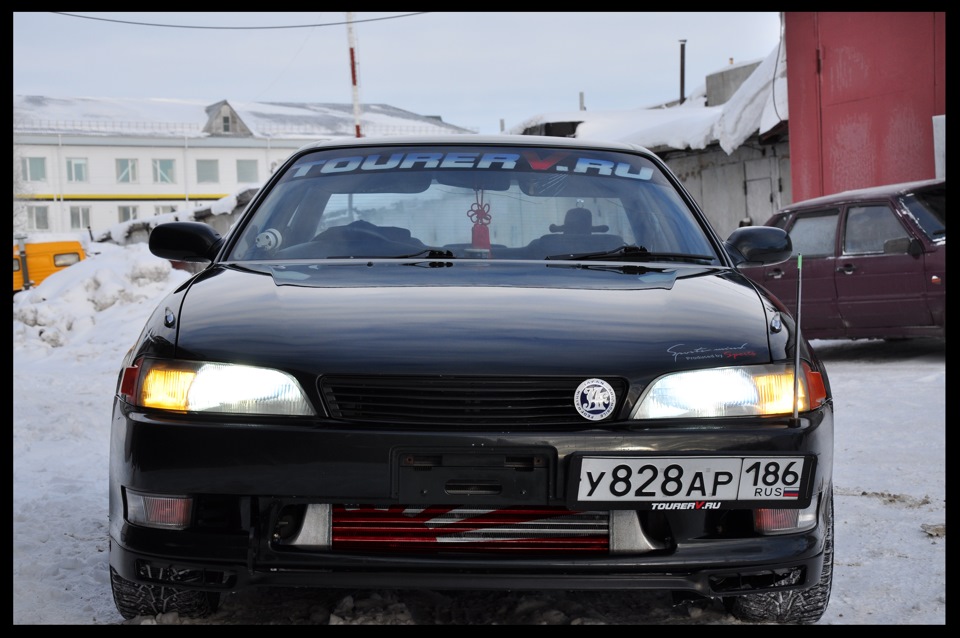 Зима.Солнце.Марк 2 — Toyota Mark II (90), 2,5 л, 1995 года | мойка | DRIVE2