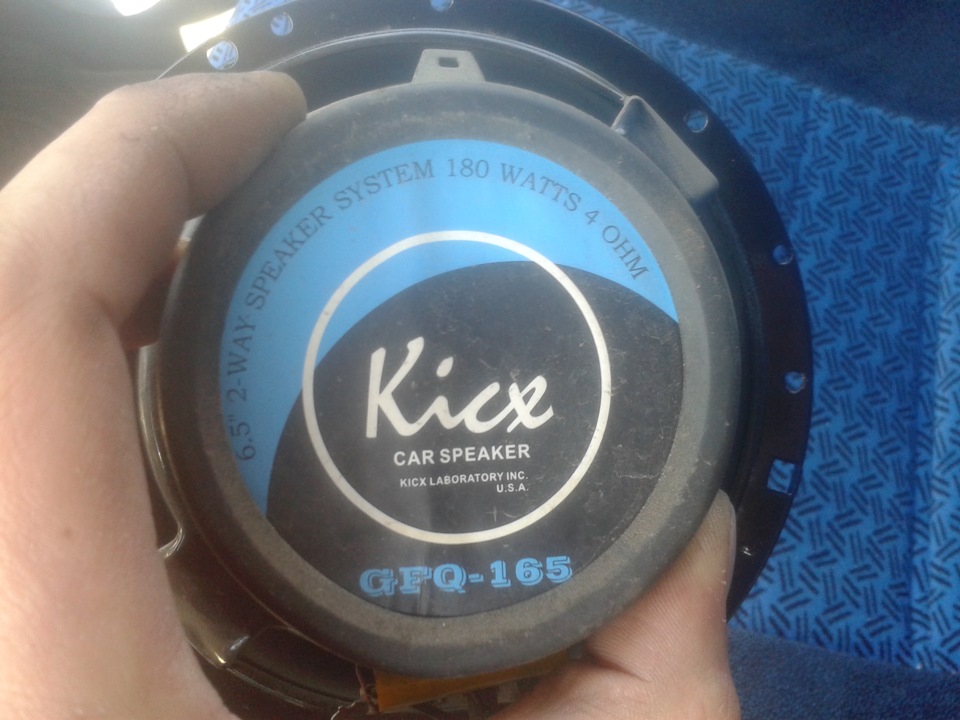 АвтоЗвук #4 'Динамики Kicx GFQ 165 (фронт)' — Lada 112 Coupe, 1,6 л, 2007 года | автозвук | DRIVE2