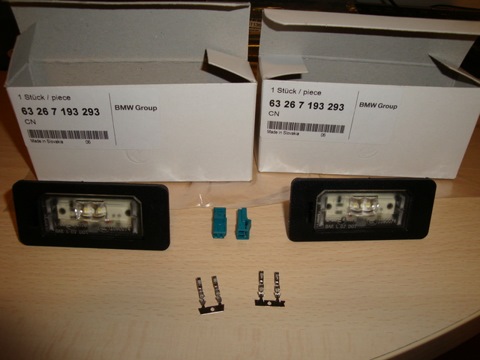 63267193293 Светодиодн.фонарь подсветки номерн.знака BMW | Запчасти на ...