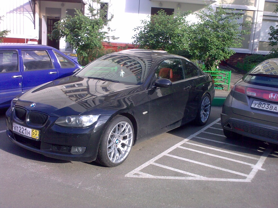Первая примерка 359 стиля. — BMW 3 series Coupe (E92), 3 л, 2007 года ...
