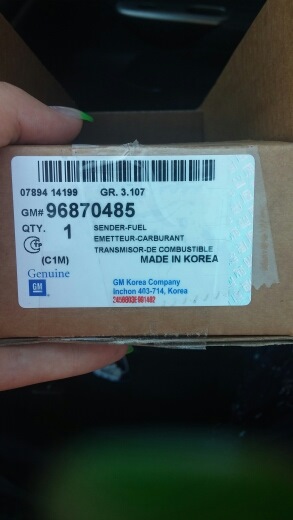 96870485 Датчик уровня топлива GM | Запчасти на DRIVE2