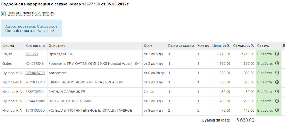 1573430000 Колпачек блока цилиндров KIA HYUNDAI | Запчасти на DRIVE2