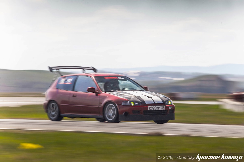I этап любительской гоночной серии Time Attack! — Honda Civic Hatchback (5G), 1,8 л, 1992 года ...