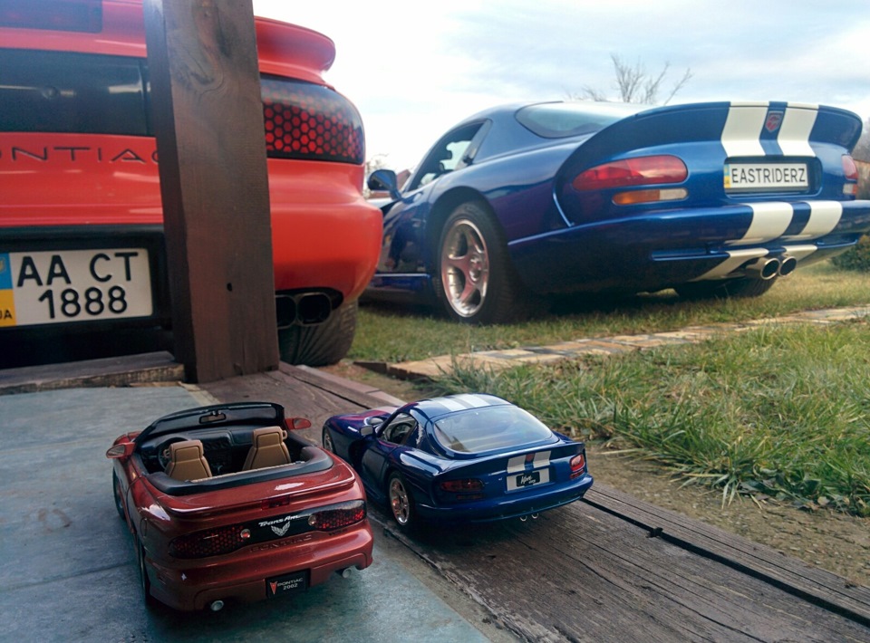Firebird & Viper GTS: 1:18 и 1:1 — Pontiac Firebird (4G), 3,8 л, 2001 ...