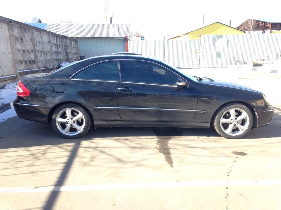 К лету готов — Mercedes-Benz CLK (W209), 2,6 л, 2004 года | колёсные диски | DRIVE2