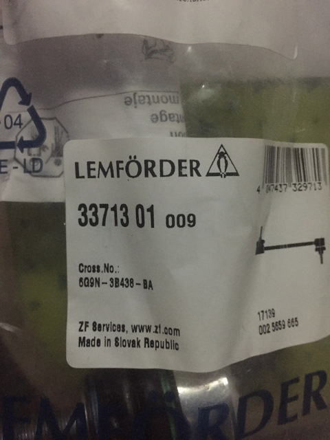 3371301 Тяга (стойка) стабилизатора LEMFORDER | Запчасти на DRIVE2