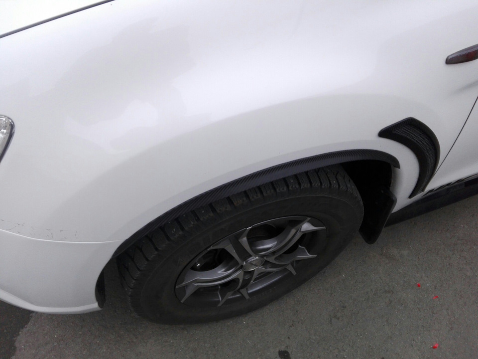 Небольшие накладочки на арки — Mitsubishi ASX, 1,6 л, 2012 года ...