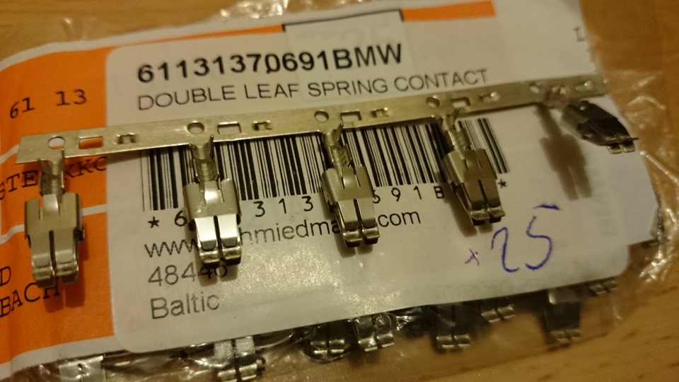 Гнездовые контакты как инструмент правильного дооснащения — BMW 3 ...