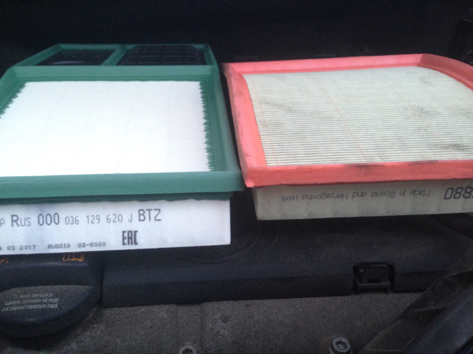 036129620J Фильтр воздушный VAG | Запчасти на DRIVE2