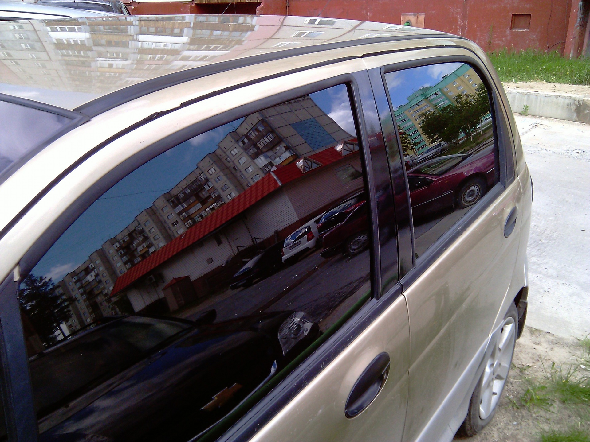 Рестайлинг стоек, времянка со спойлером — Daewoo Matiz (M100/M150), 1 л ...