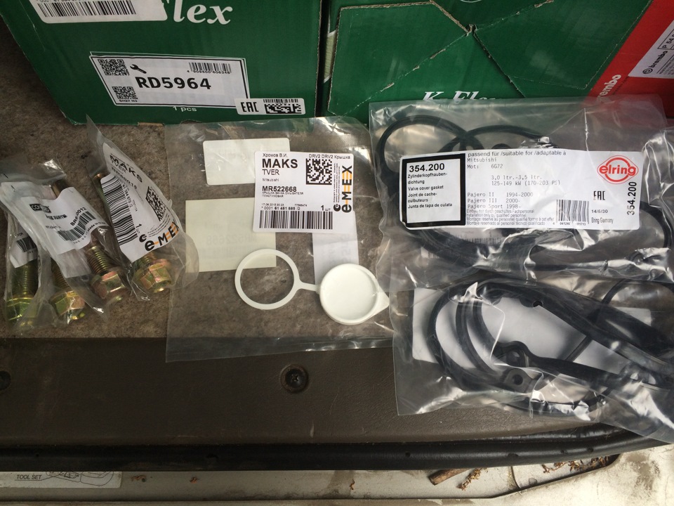 Доехало недостающее. — Mitsubishi Montero Sport, 3 л, 2002 года ...