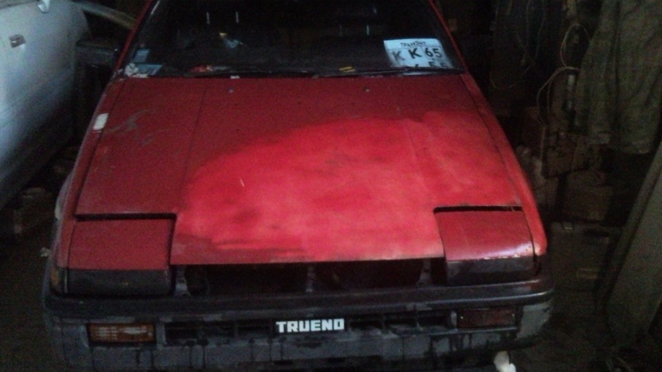 Toyota Sprinter Trueno (85) бензиновый 1983 | red/black, 4agzte на DRIVE2