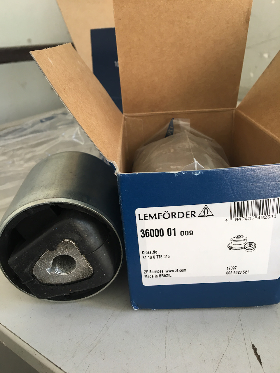 31106778015 Резинометаллический шарнир BMW | Запчасти на DRIVE2