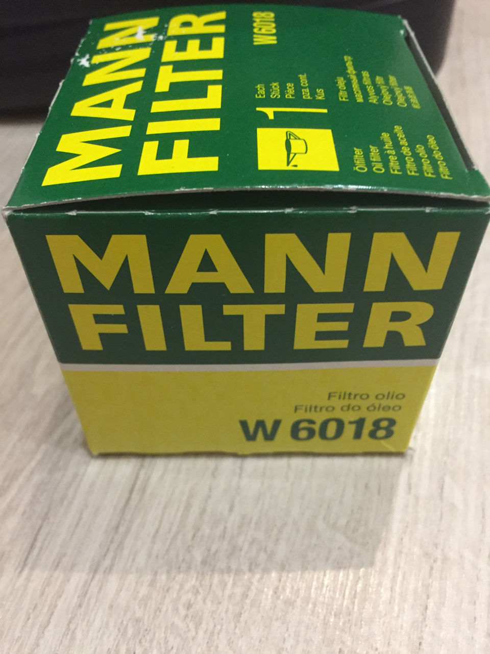 W6018 Масляный фильтр MANN FILTER | Запчасти на DRIVE2