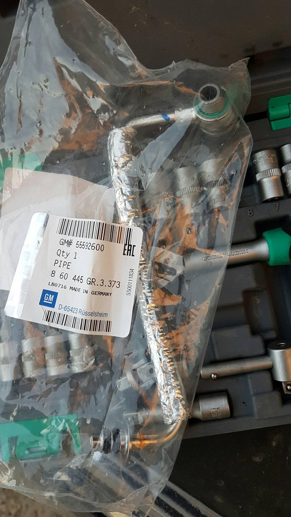 55592600 ТРУБКА МАСЛОПРОВОДА, 8 ММ GM | Запчасти на DRIVE2