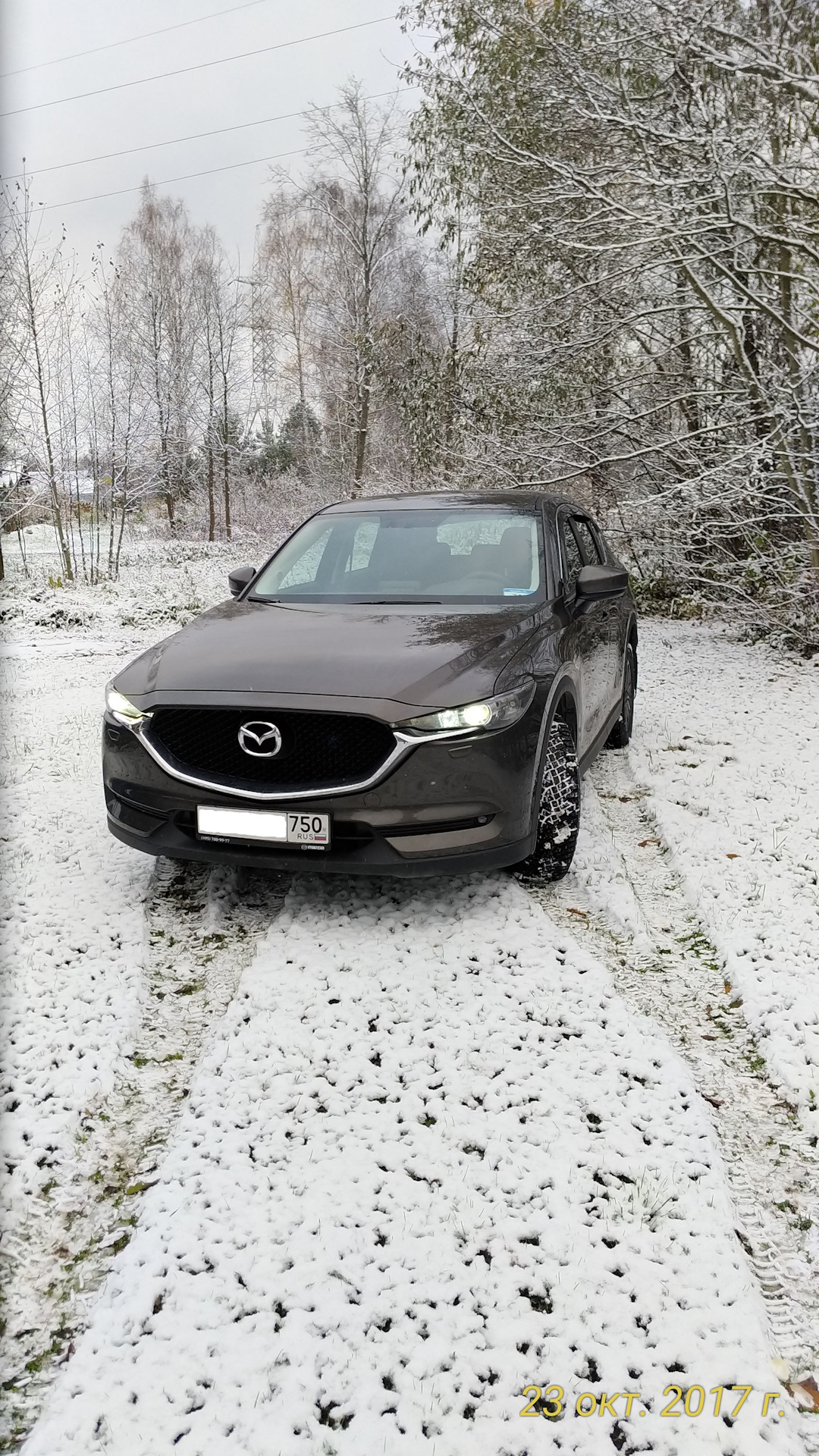 Топчем первый снег! — Mazda CX-5 (2G), 2 л, 2017 года | фотография | DRIVE2