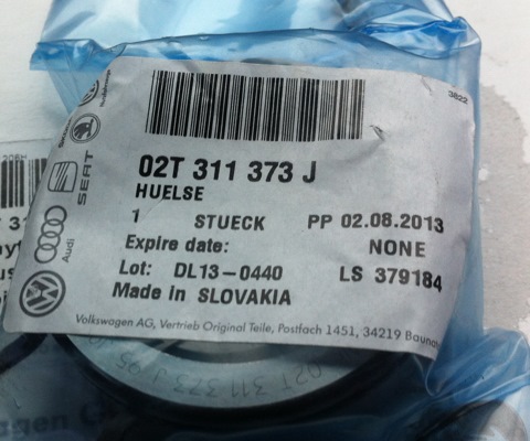 02T311373J Подшипник, ступенчатая коробка передач VAG | Запчасти на DRIVE2