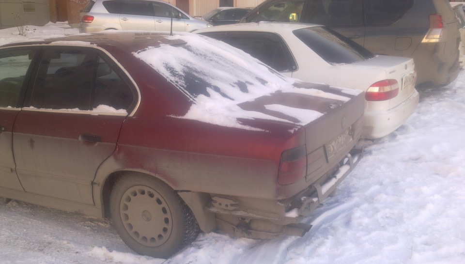 Малиновая ждет, а сына транспортом обзавелся. — BMW 5 series (E34), 2,5 ...