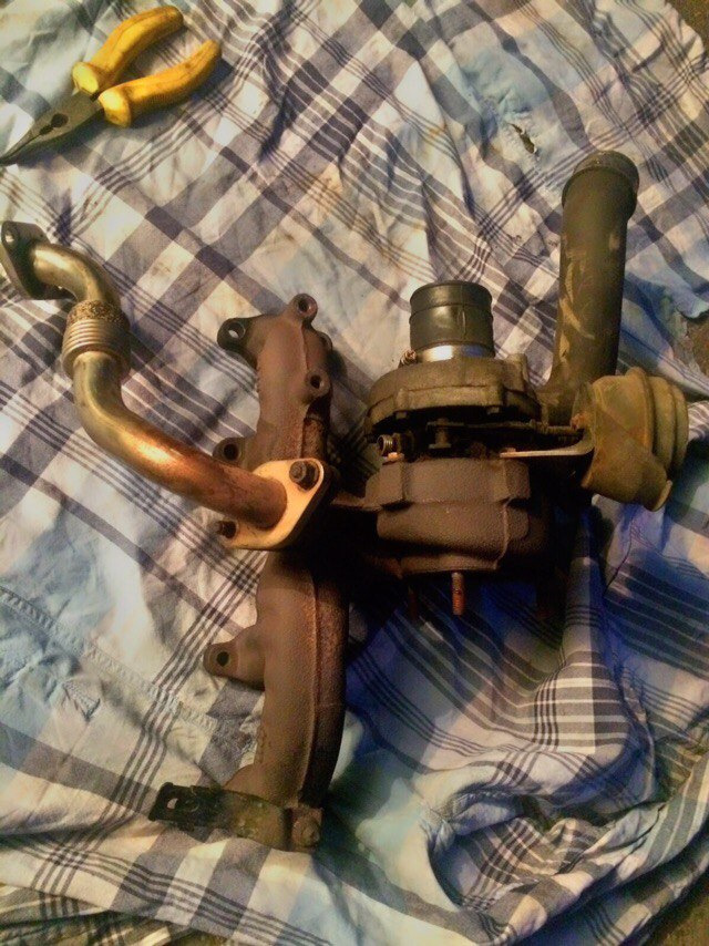 Снимаем турбину Garret 1749v. Часть_1. — Volkswagen Golf Mk4, 1,9 л ...