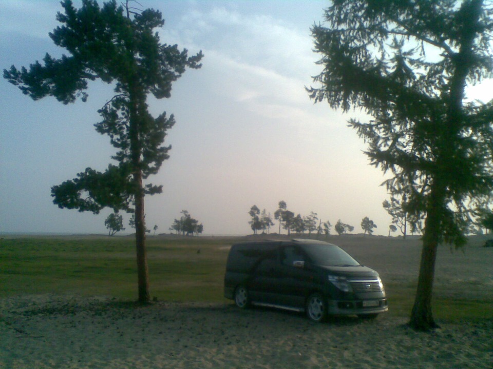 Байкал. Ольхон. Мыс Хобой. Часть 1 (Дорога и знакомство с островом). — Nissan Elgrand (E51), 3,5 ...