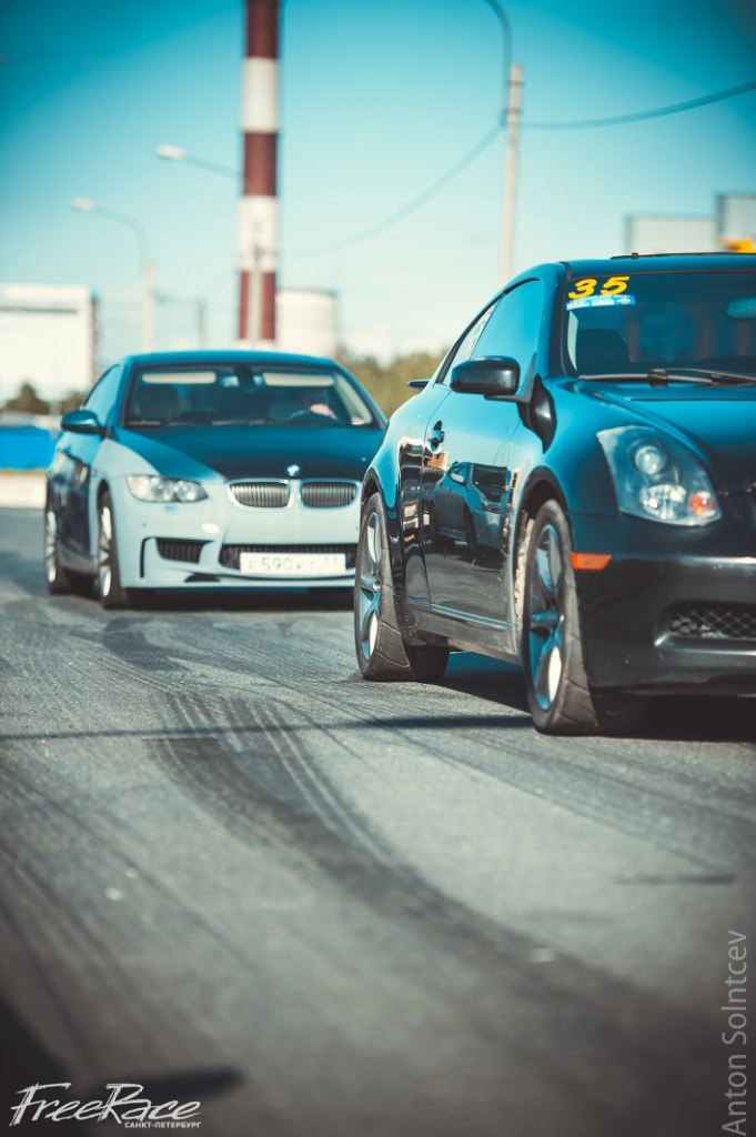 Drag day of Freerace event. — Infiniti G35 Coupe, 3,5 л, 2003 года ...