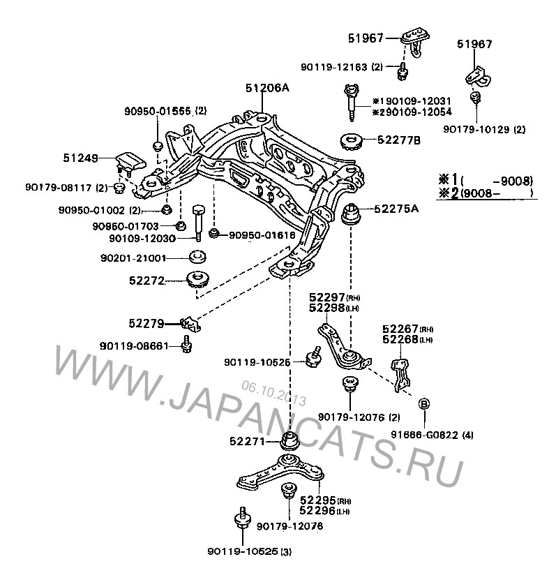 Ходовка — главное, что держит от выезда на дороги — Toyota Mark II (80 ...