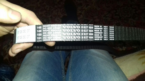 8627484 РЕМЕНЬ ГРМ ЧЗ 142 Volvo | Запчасти на DRIVE2