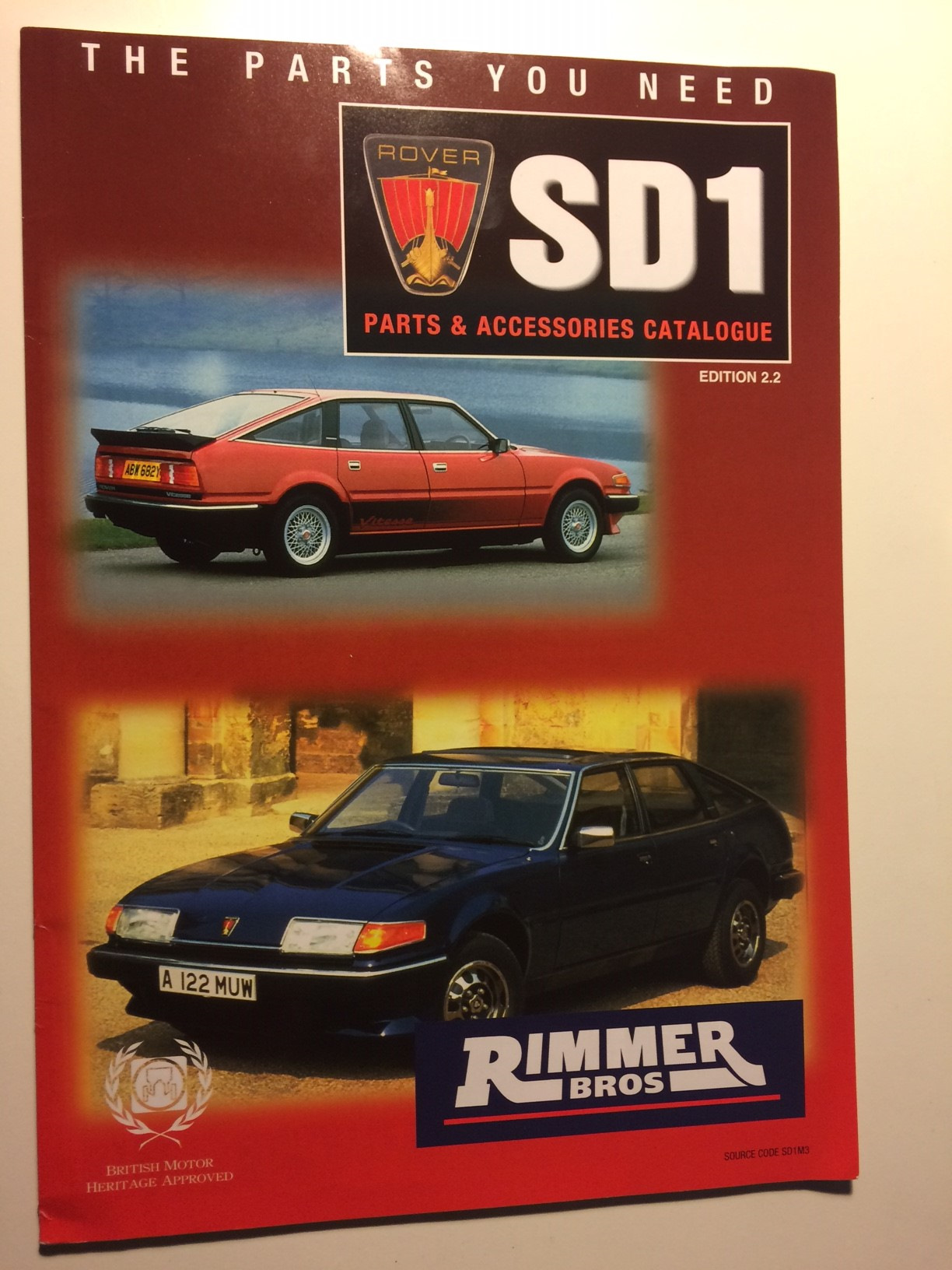 Пришел каталог запчастей от Rimmer — Rover SD1, 3,5 л, 1984 года ...