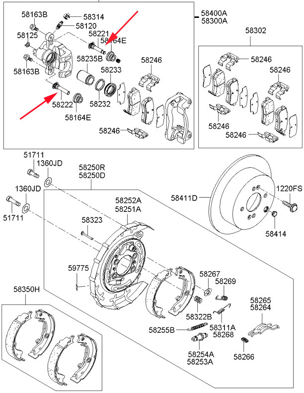 Комплект передних тормозных колодок +диски ATE. — KIA Ceed (1G), 1,6 л ...