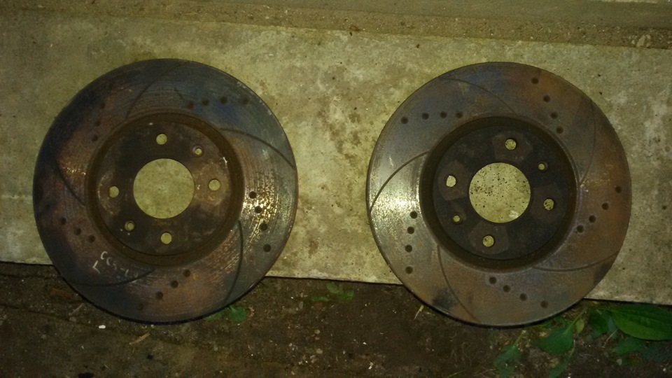 Диски Ate — Citroen C5 (1G), 2,2 л, 2003 года | запчасти | DRIVE2