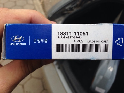 1881111061 Свеча зажигания KIA HYUNDAI | Запчасти на DRIVE2