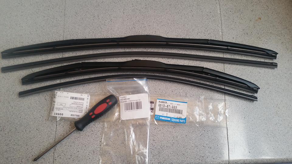 Гибридные щётки стеклоочистителей Denso Wiper Blade — KIA Cerato (2G ...