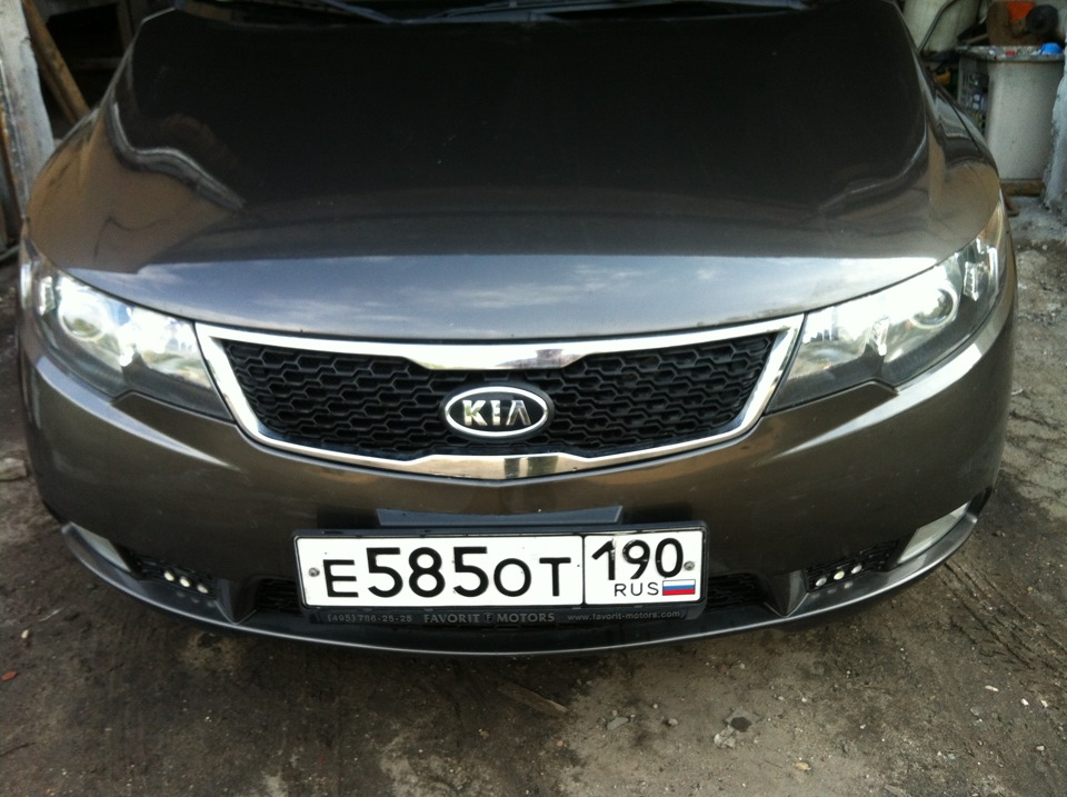 Фарки — KIA Cerato (2G), 1,6 л, 2012 года | стайлинг | DRIVE2