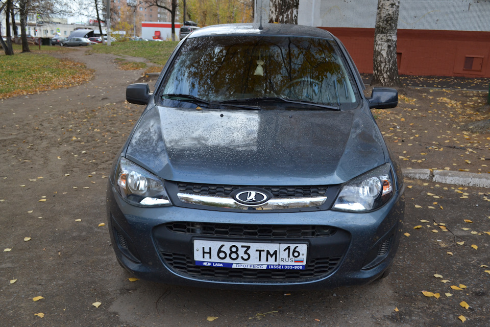 Фотки грязнульки — Lada Калина Хэтчбек (2G), 1,6 л, 2014 года | фотография | DRIVE2