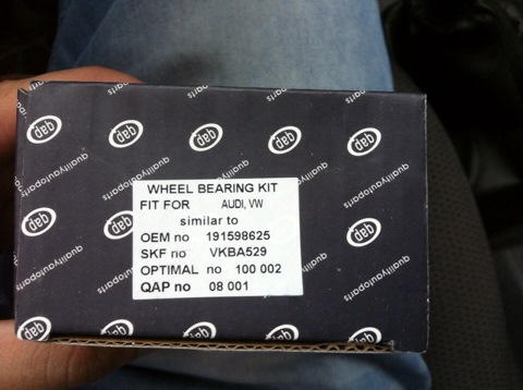 191598625 Подшипник ступицы заднего колеса / AUDI, SEAT, SKODA, VW 74 ...