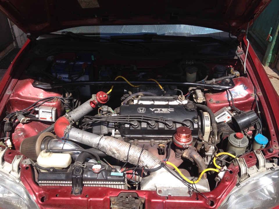 D16 turbo — Honda Civic (5G), 1,6 л, 1994 года | тюнинг | DRIVE2